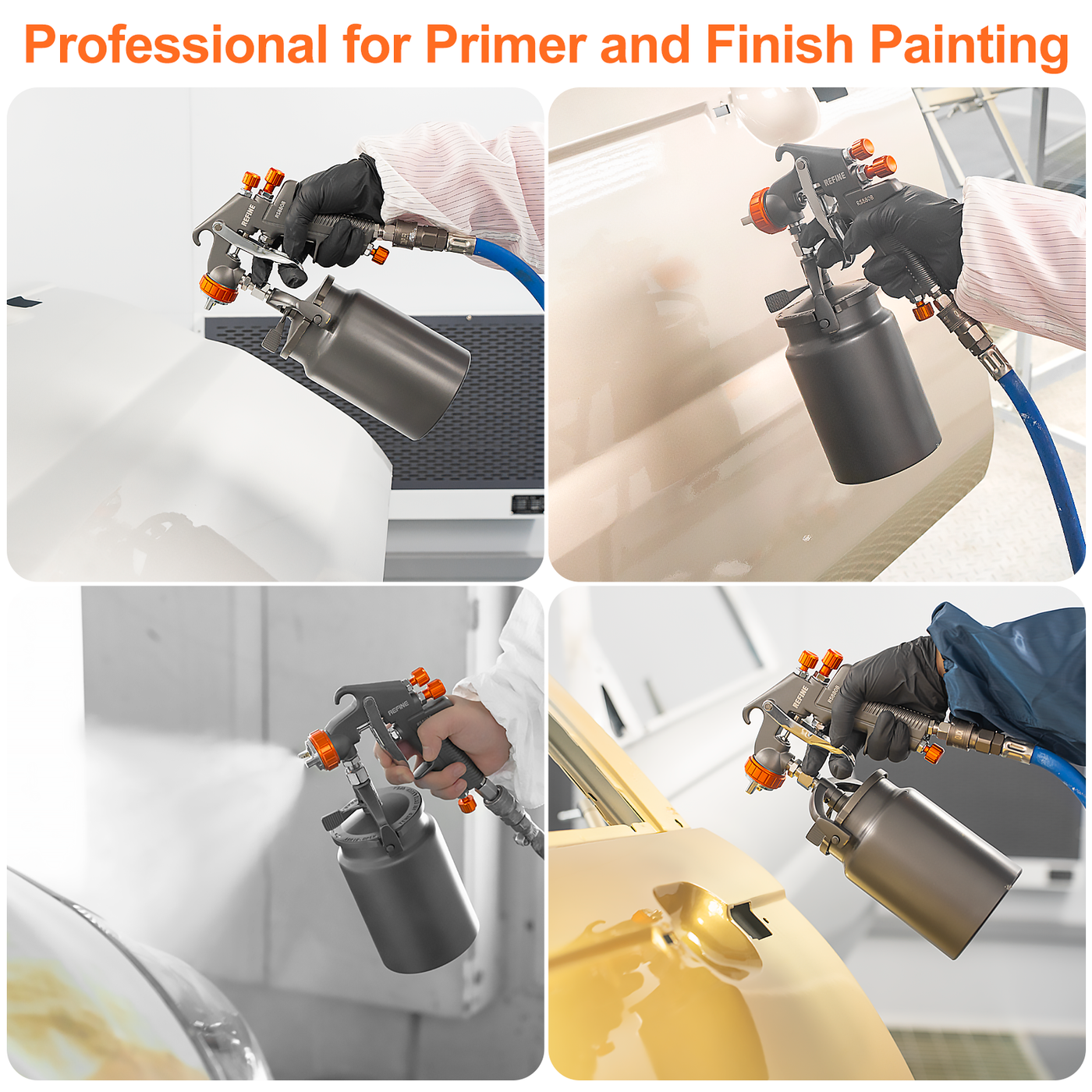 REFINE | AIR SPRAY GUN | AIR SANDER | OVER 44 YEARS TECHNOLOGY