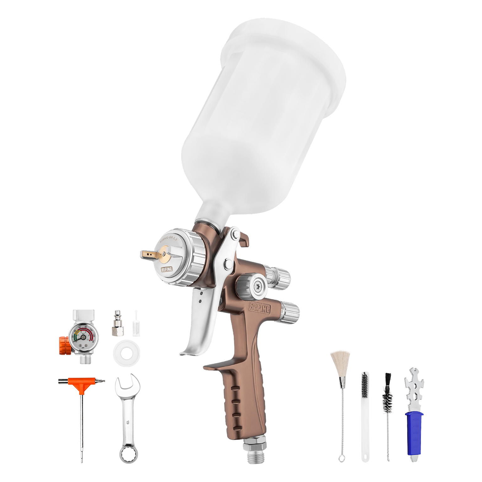 REFINE | AIR SPRAY GUN | AIR SANDER | OVER 44 YEARS TECHNOLOGY